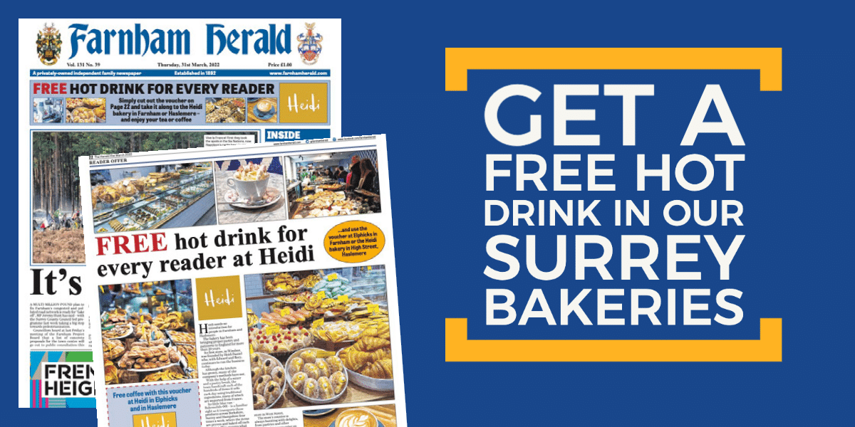 Farnham and Haslemere Herald Promo | Heidi | bakery coffee shops in ...